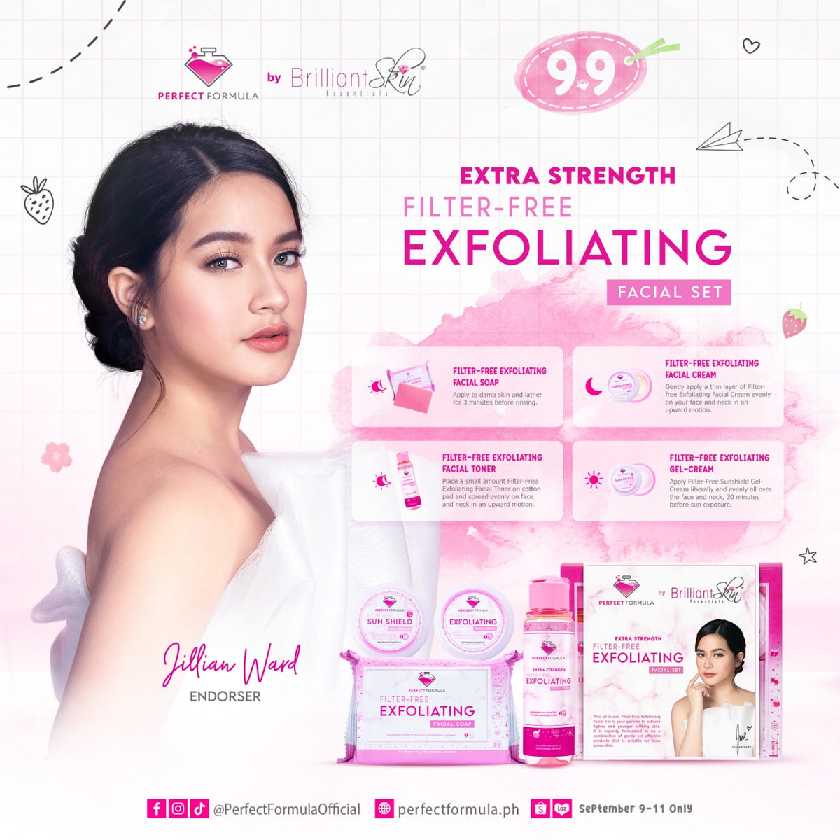 Perfect Formula Extra Strength Filter Free Exfoliating Facial Set ...